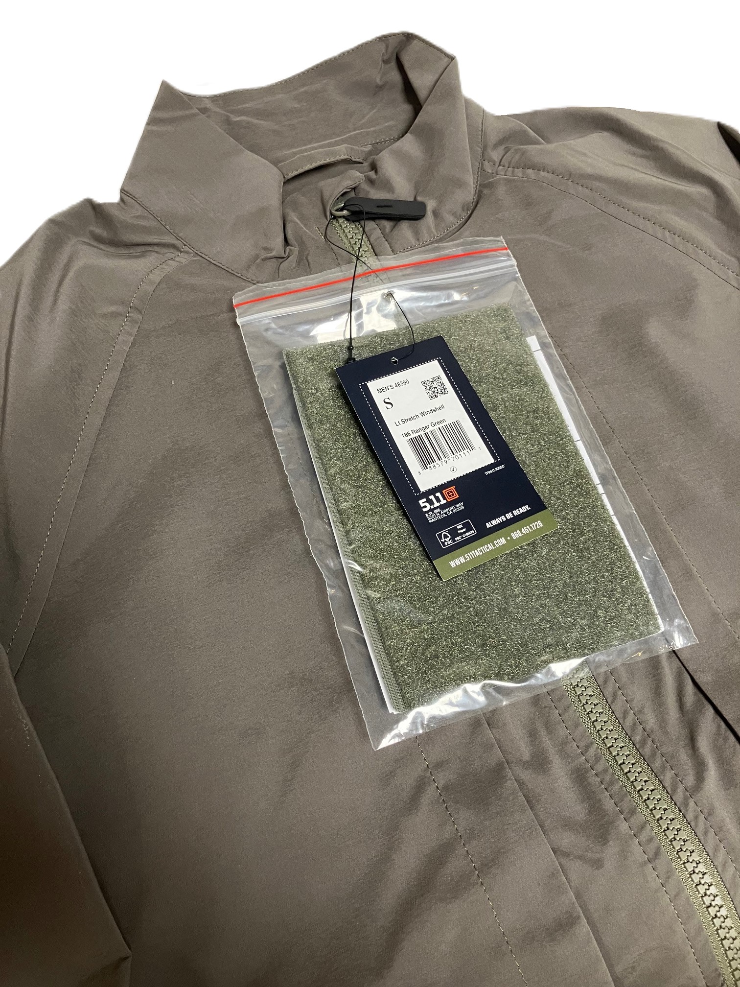 LT STRETCH WINDSHELL Ranger Green X-Small