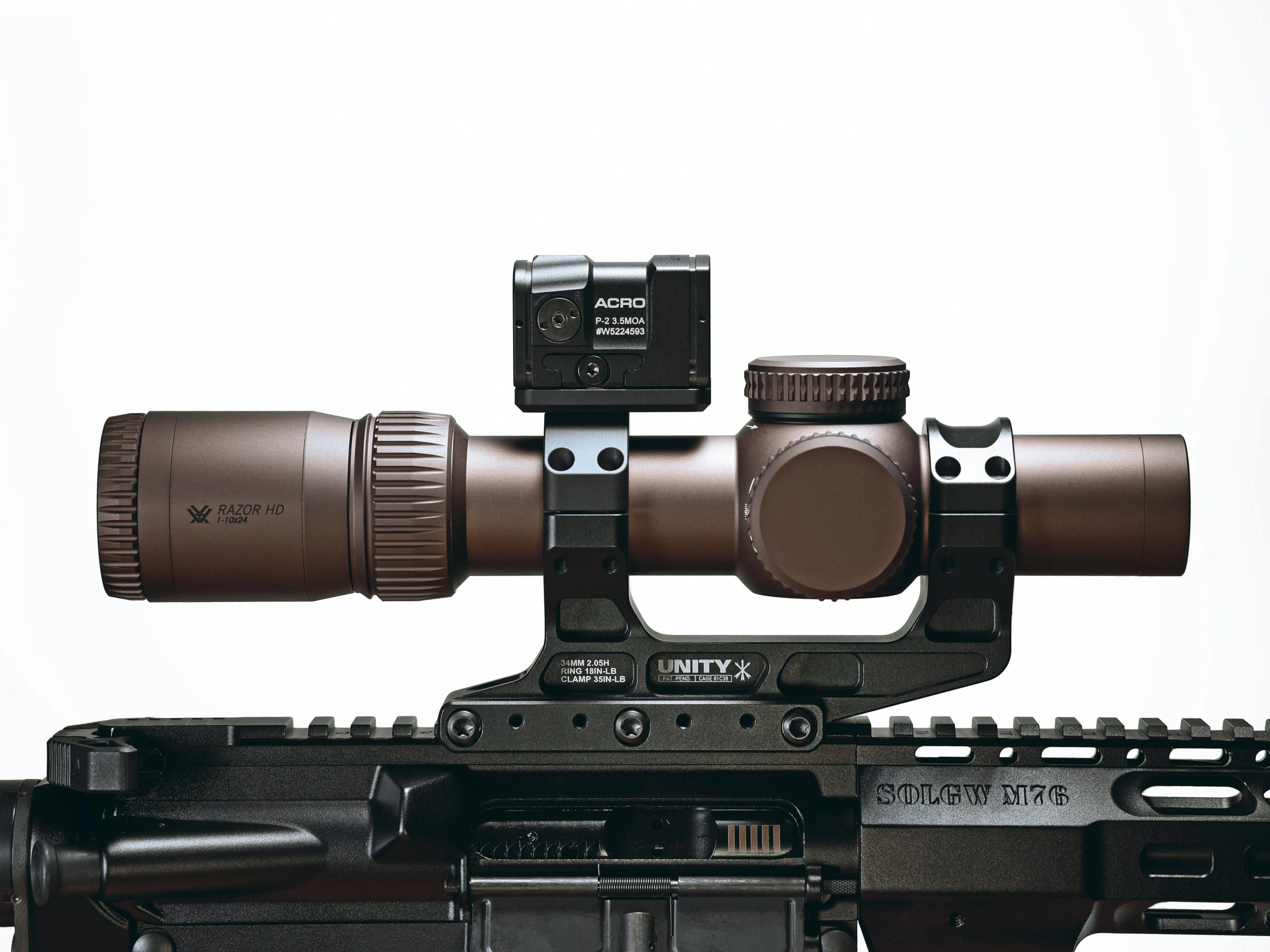 FAST - LPVO MRDS Top Ring 34mm - FDE