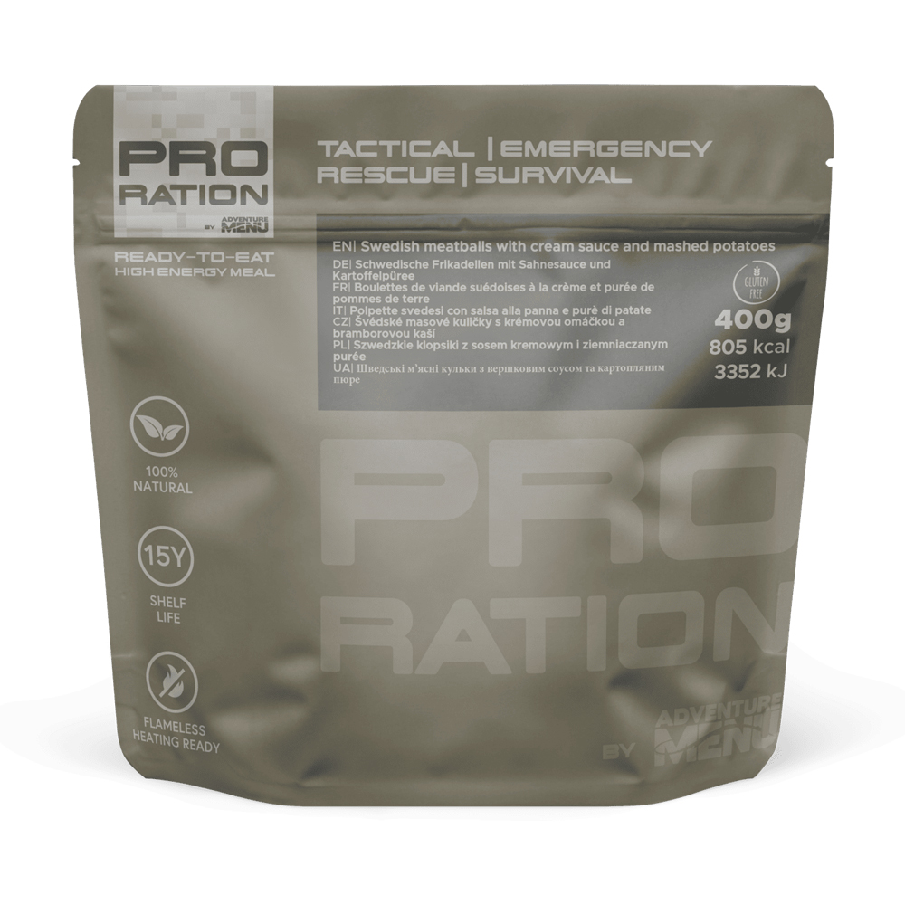 Pro Ration | Swedish Meatballs With Cream Sauce And Mashed Potatoes ...